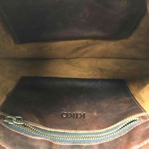 Kiko | Bags | Kiko Brown Leather Crossover Tote Bag | Poshmark